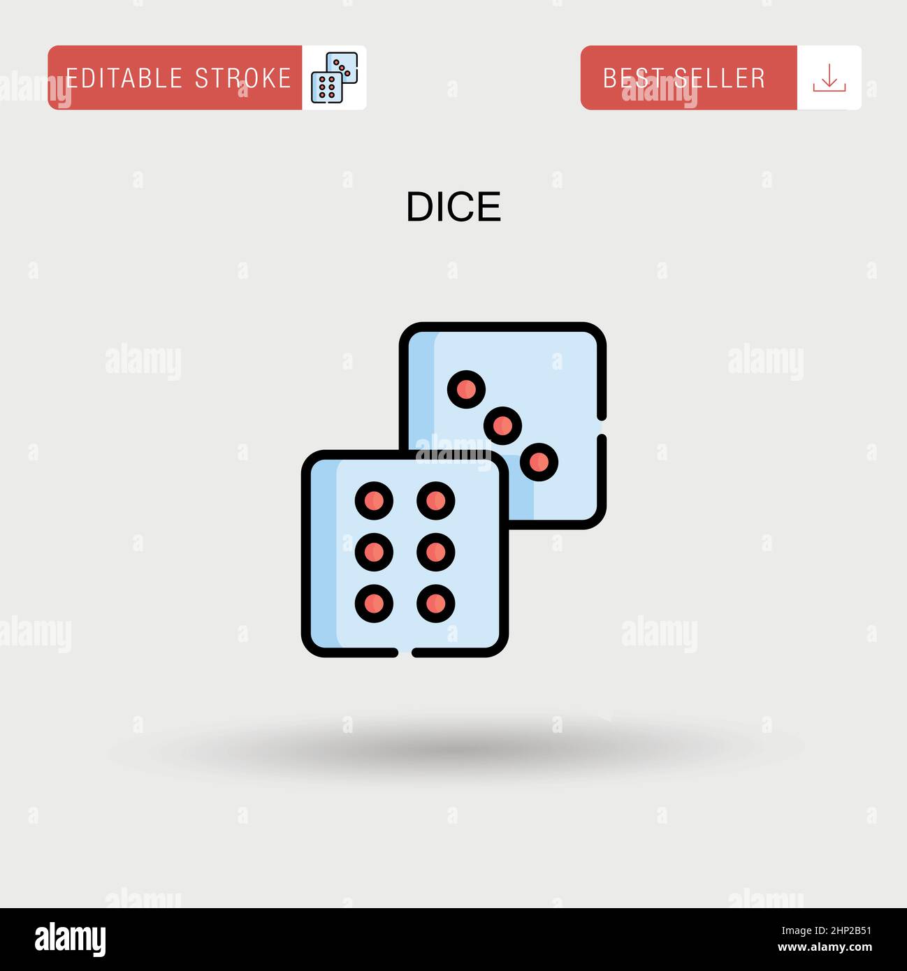 Dice icon hi-res stock photography and images - Alamy