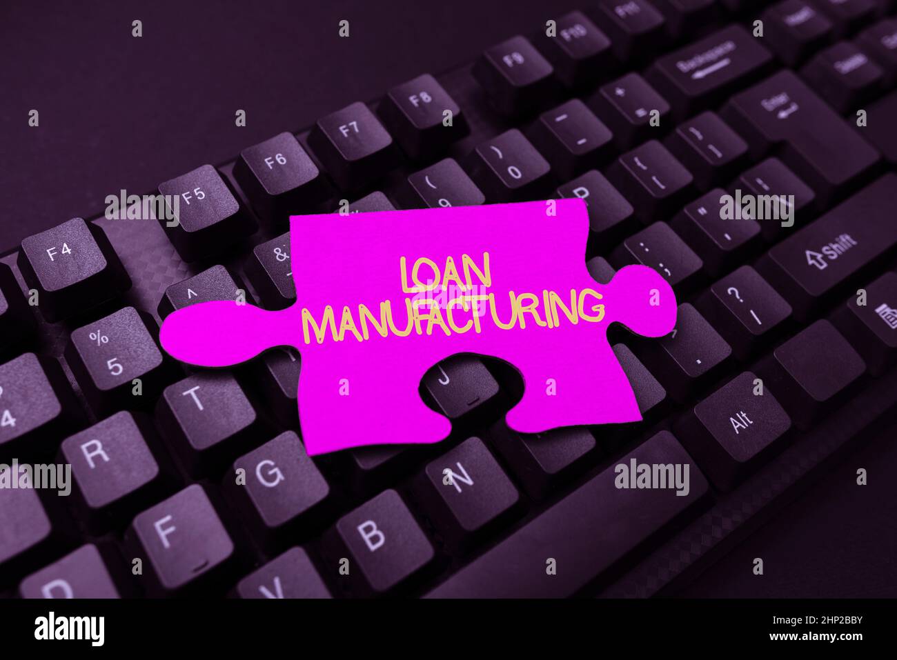 Hand writing sign Loan Manufacturing, Internet Concept Bank Process to ...