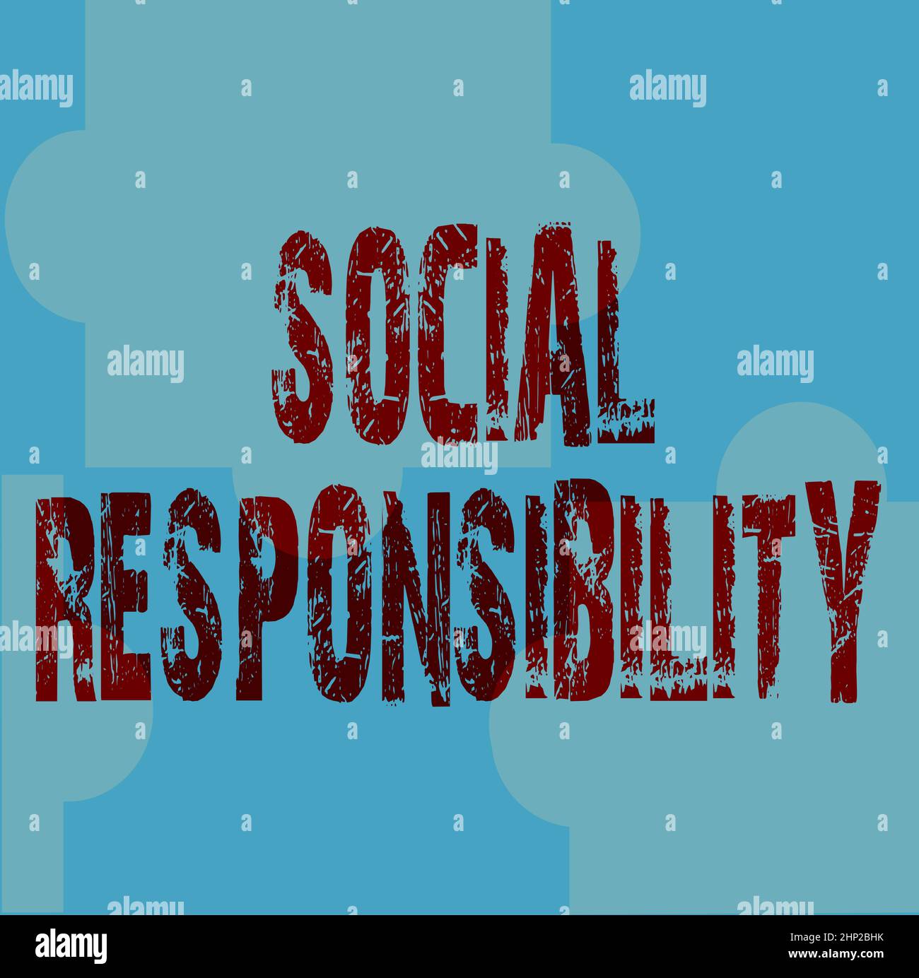 Writing displaying text Social Responsibility, Business idea Obligation ...