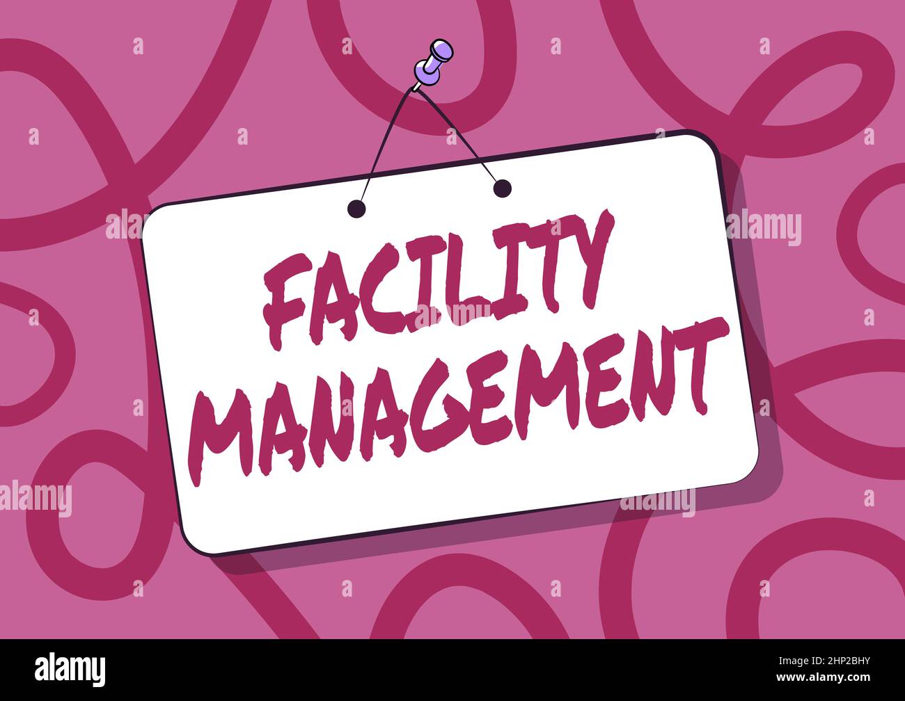 Text sign showing Facility Management, Internet Concept Multiple ...