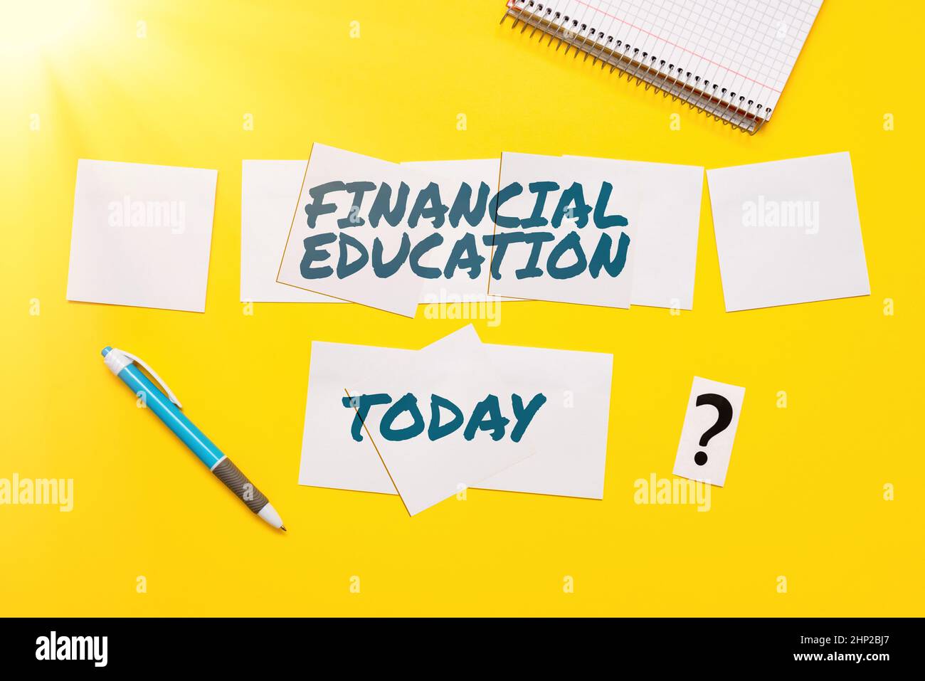 Conceptual display Financial Education, Word Written on Understanding ...