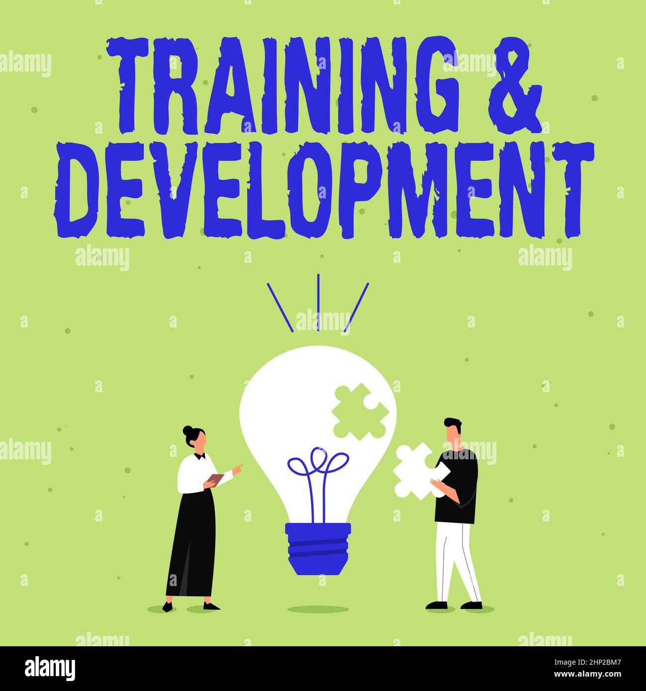Writing displaying text Training And Development, Concept meaning ...