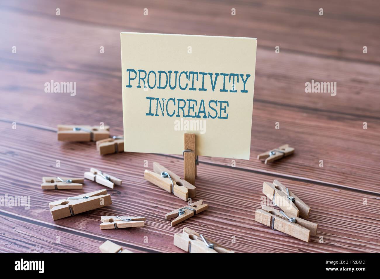 Conceptual display Productivity Increase, Business approach get more ...