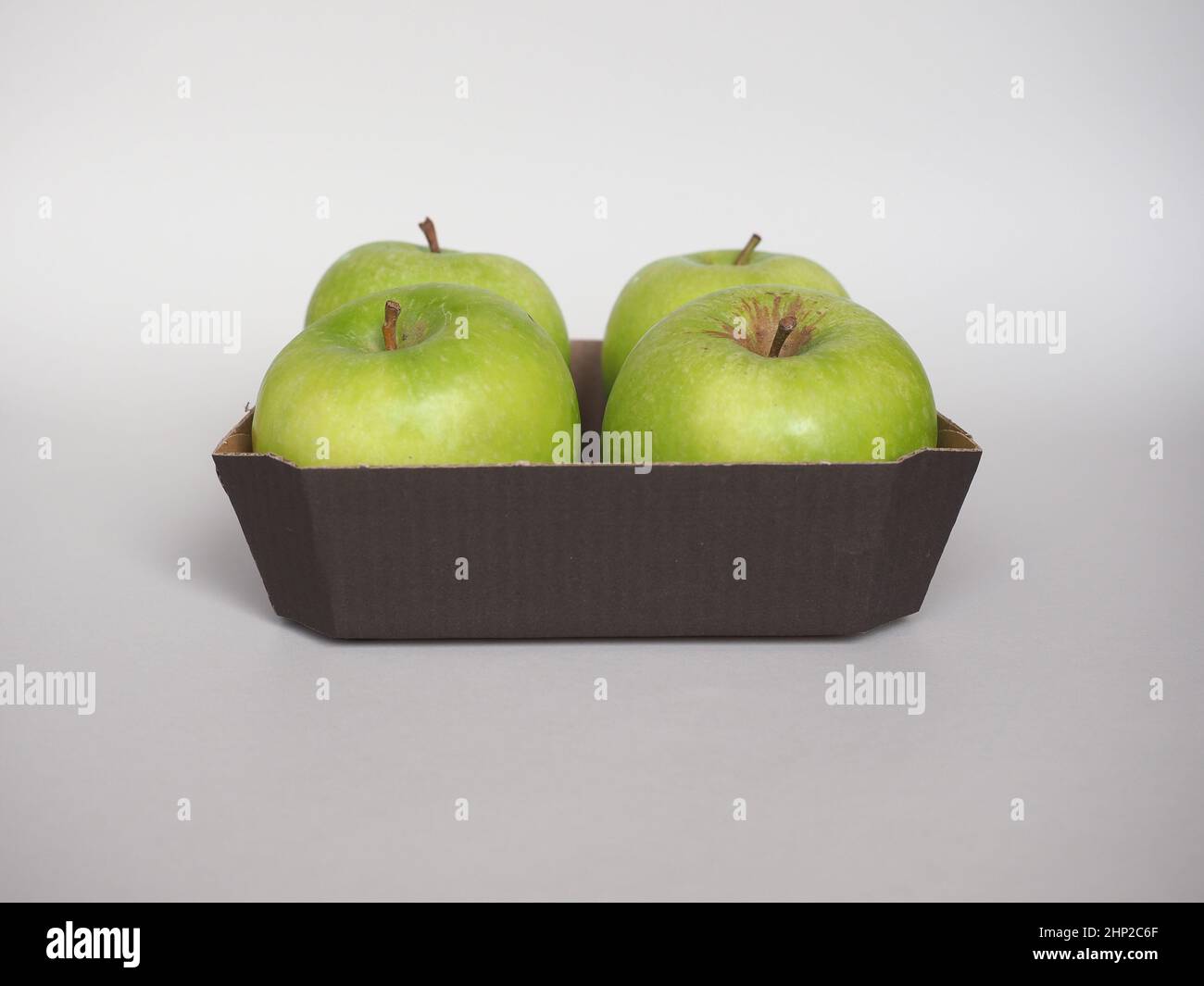 green Granny Smith apple (scientific name Malus domestica) vegetarian ...