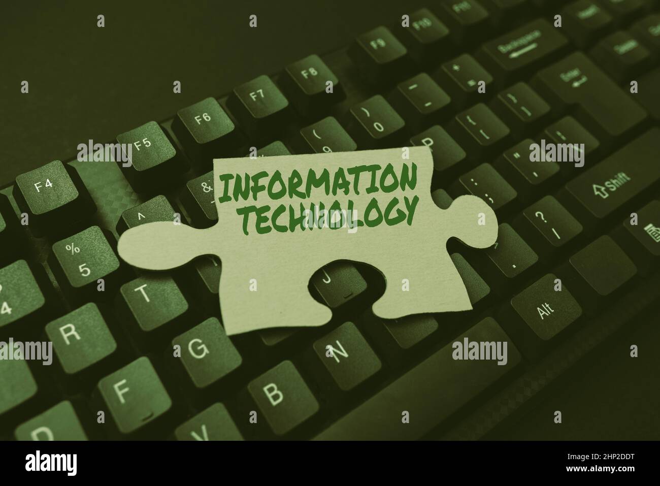 Conceptual display Information Technology, Business overview use ...