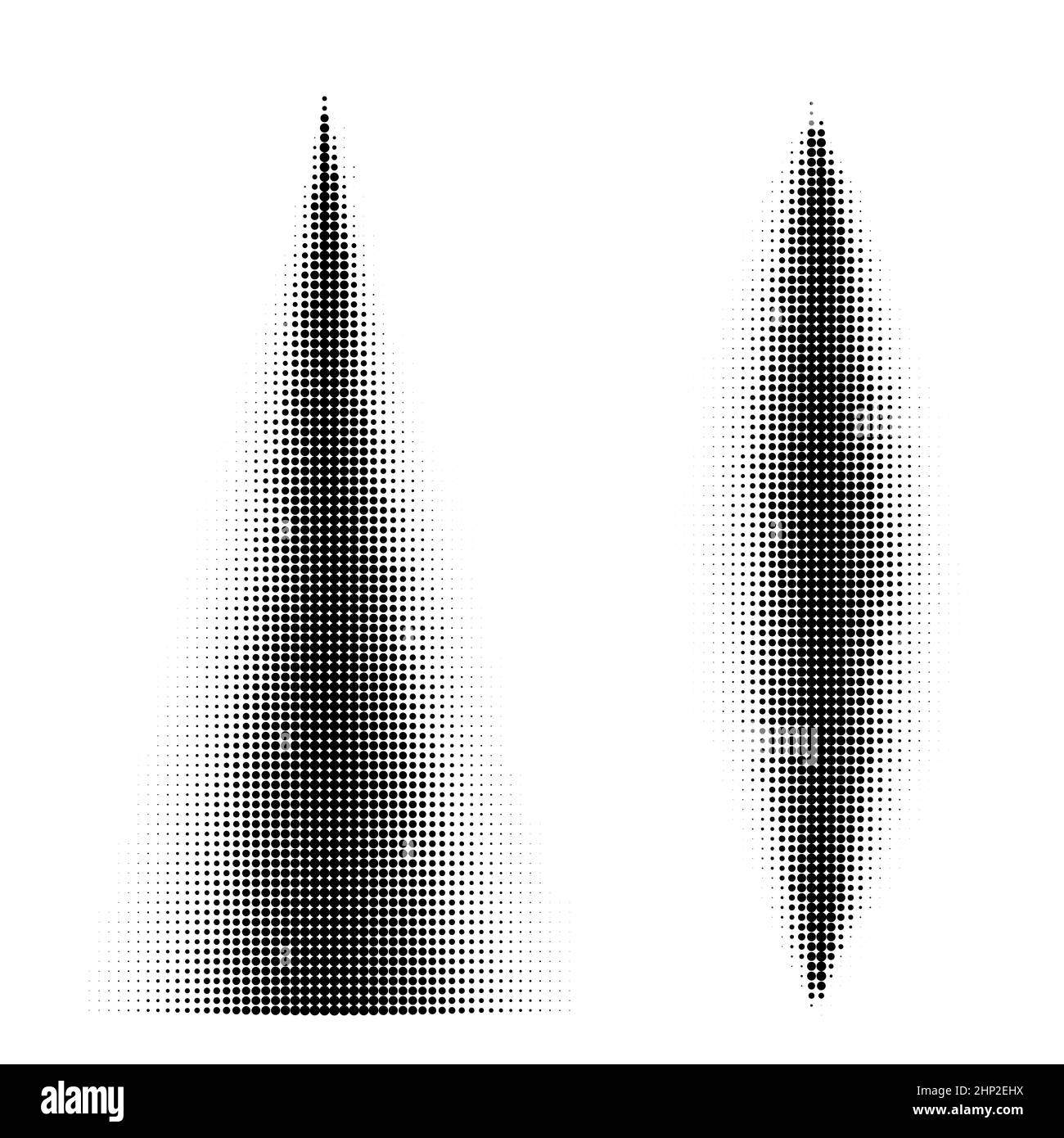 Halftone Pattern. Set of Dots. Dotted Texture on White Background ...