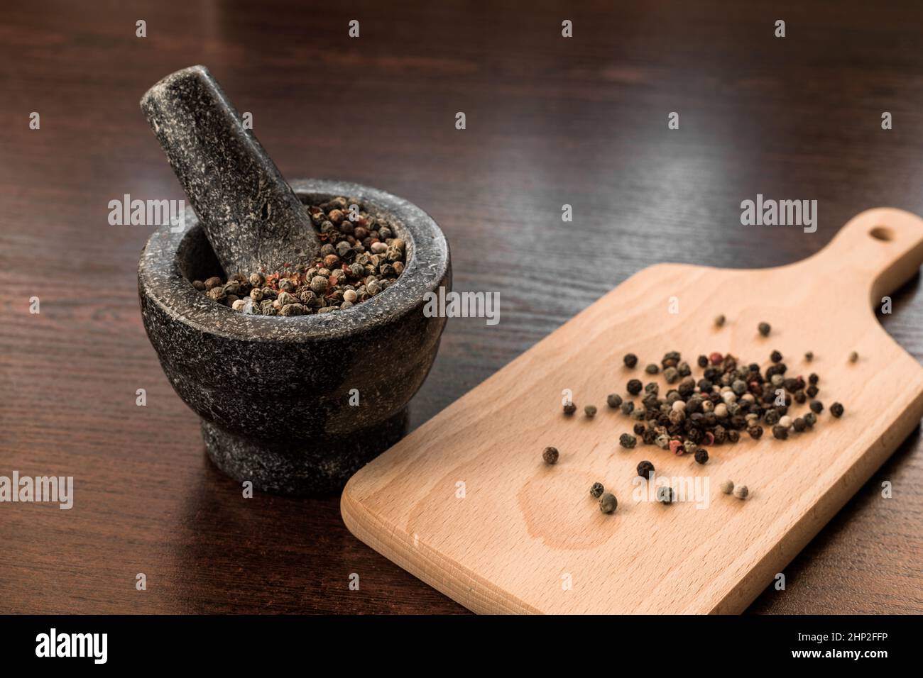 Black granite mortar pestle hi-res stock photography and images - Alamy