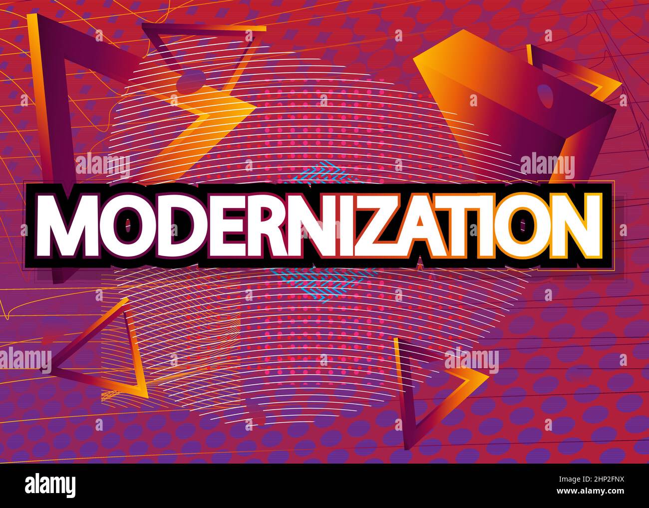 Modern new modernization development Stock Vector Images - Alamy