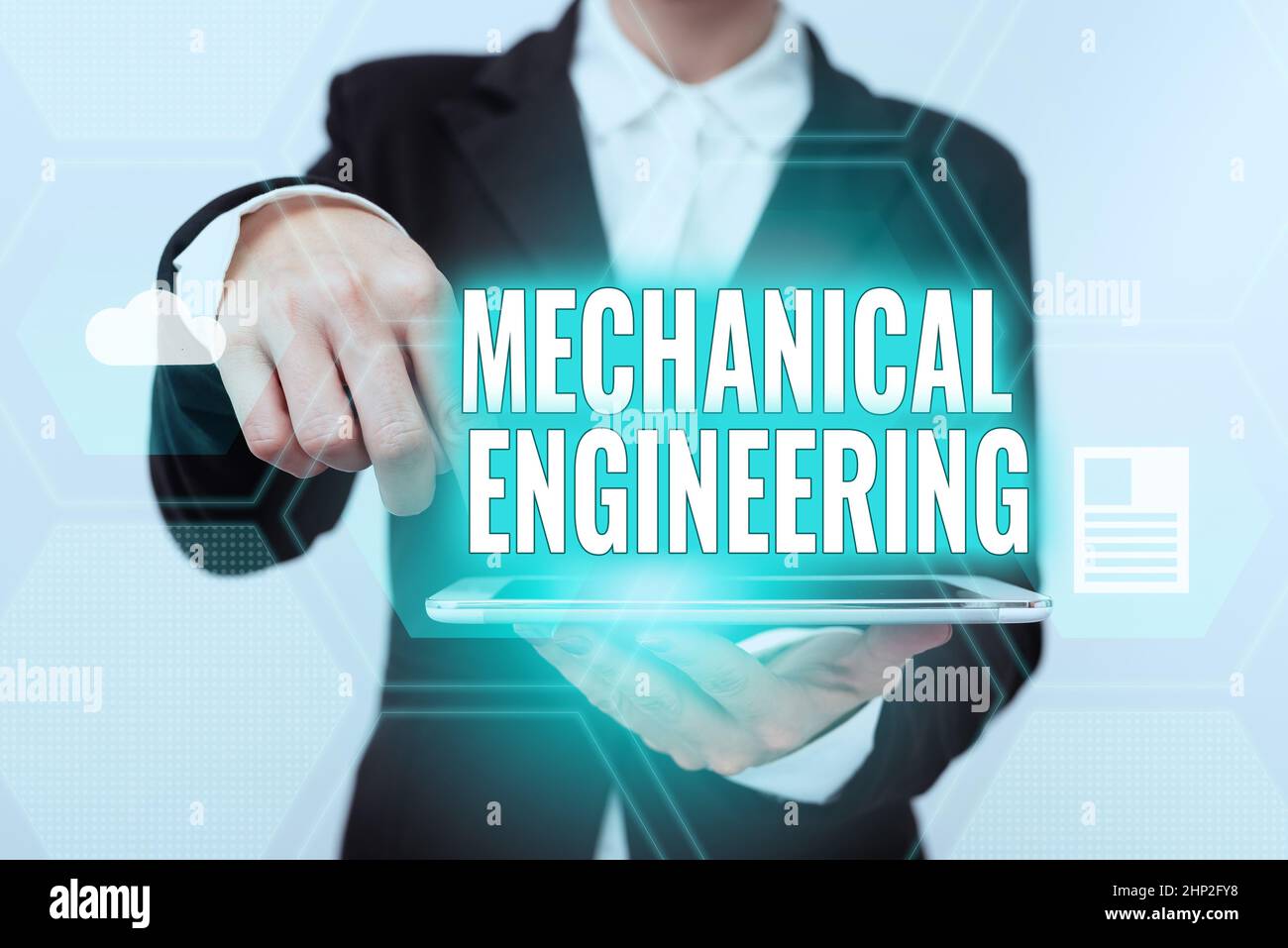Hand writing sign Mechanical Engineering, Word for deals with Design ...