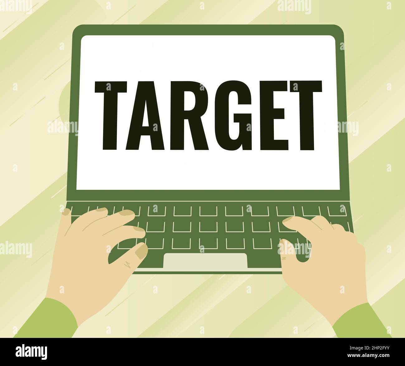 Text sign showing Target, Business approach person object or place ...