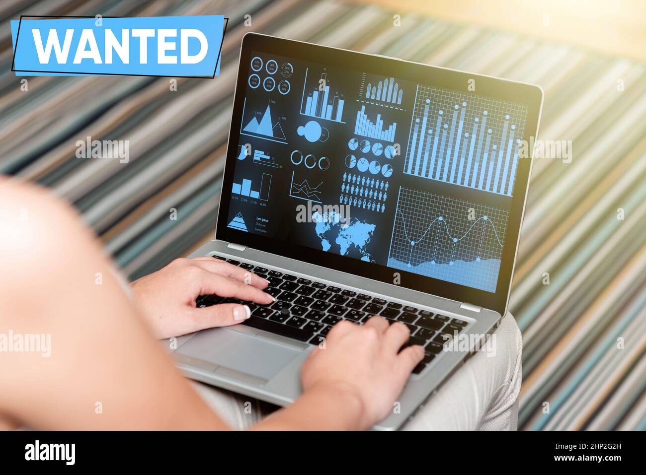 Sign displaying Wanted, Concept meaning Desire something Wish want ...