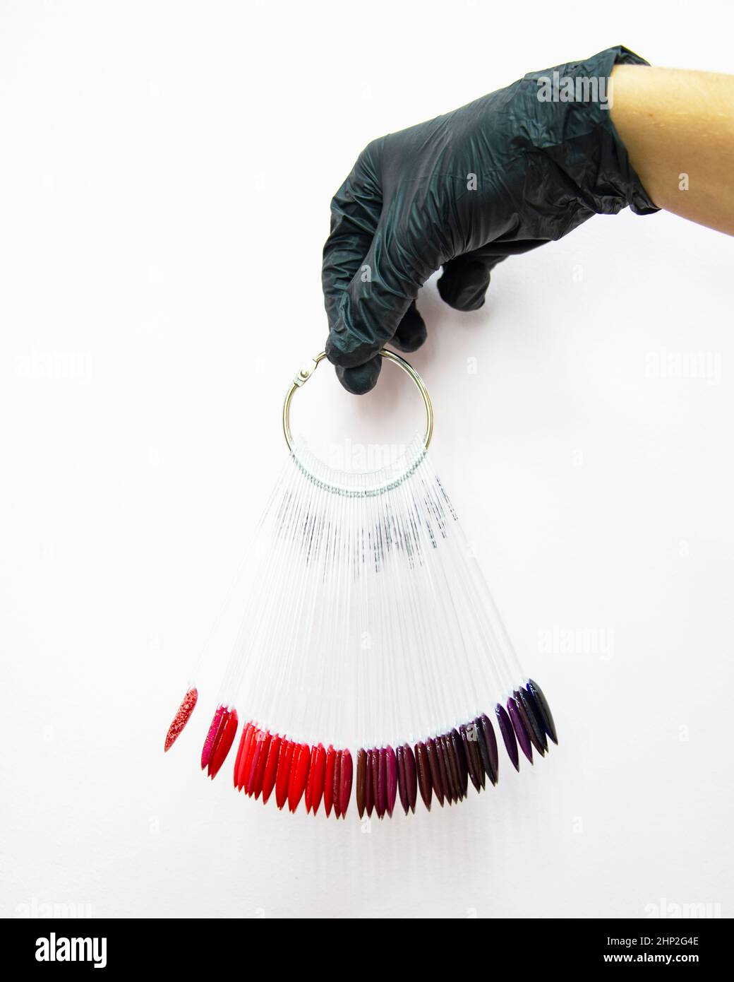 Multicolor different palette gel varnishes examples for manicure in ...