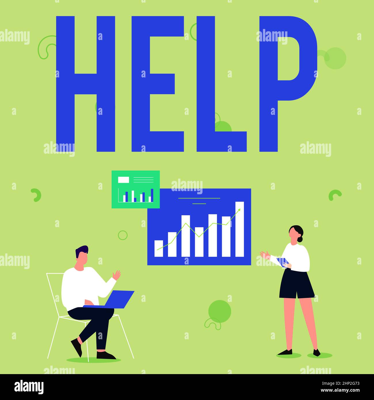 Hand writing sign Help, Word for The action of helping someone to do ...