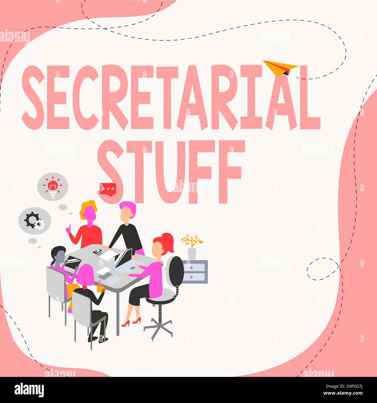 Inspiration showing sign Secretarial Stuff, Business idea Secretary ...