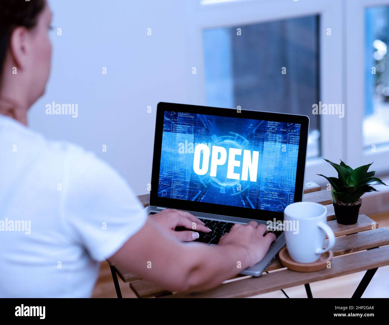 Conceptual display Open, Internet Concept New Beginning Business ...