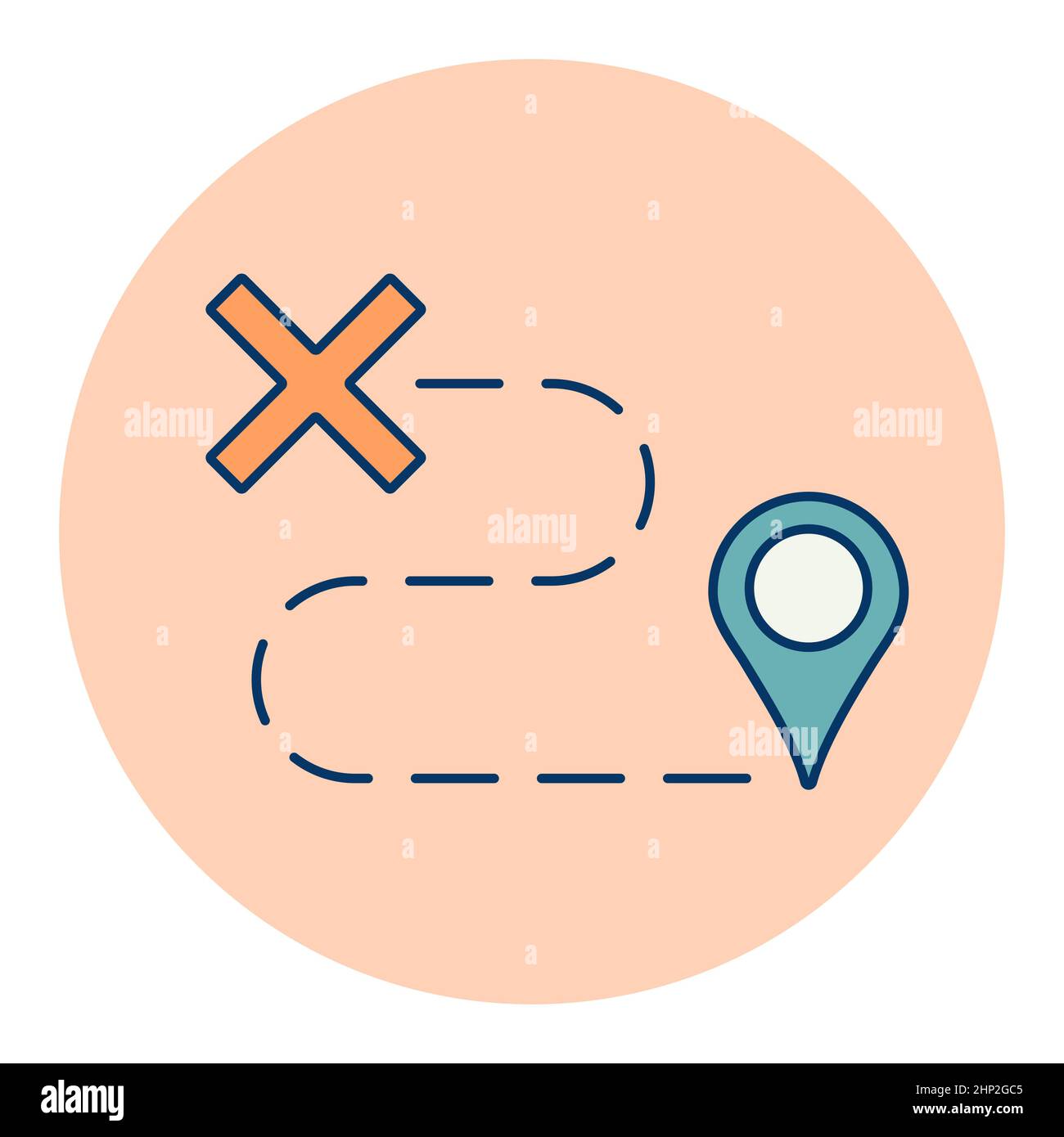 Route vector icon. Navigation sign. Graph symbol for travel and tourism ...