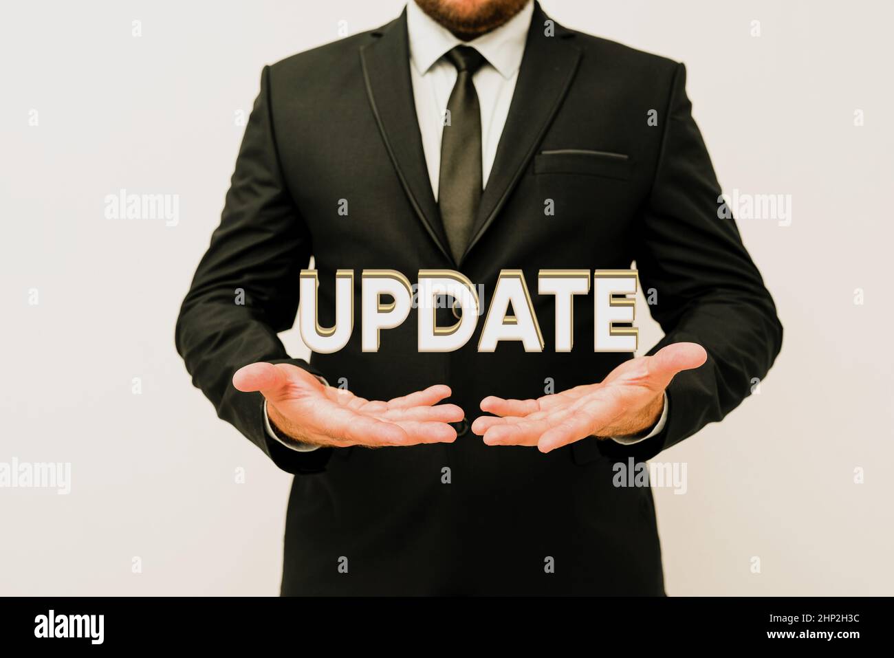 Text caption presenting Update, Word for Make something more modern ...