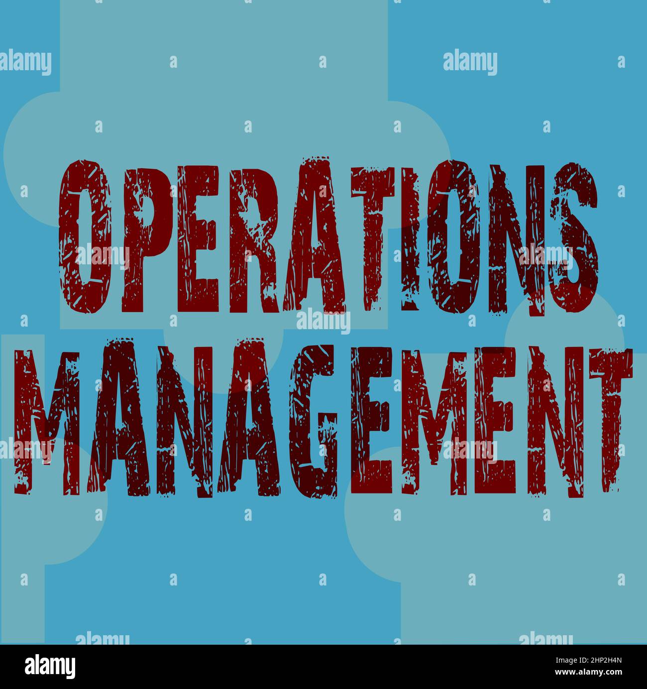 Hand writing sign Operations Management, Word for ensure Inputs to Output the Production and ...