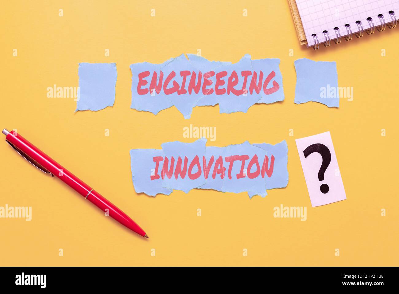 Handwriting text Engineering Innovation, Business concept Process ...