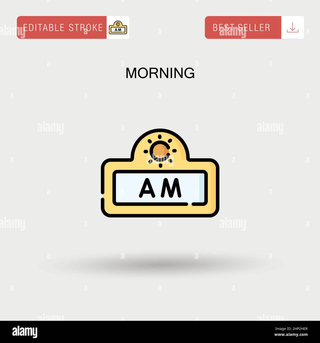 Early morning scene Stock Vector Images - Alamy