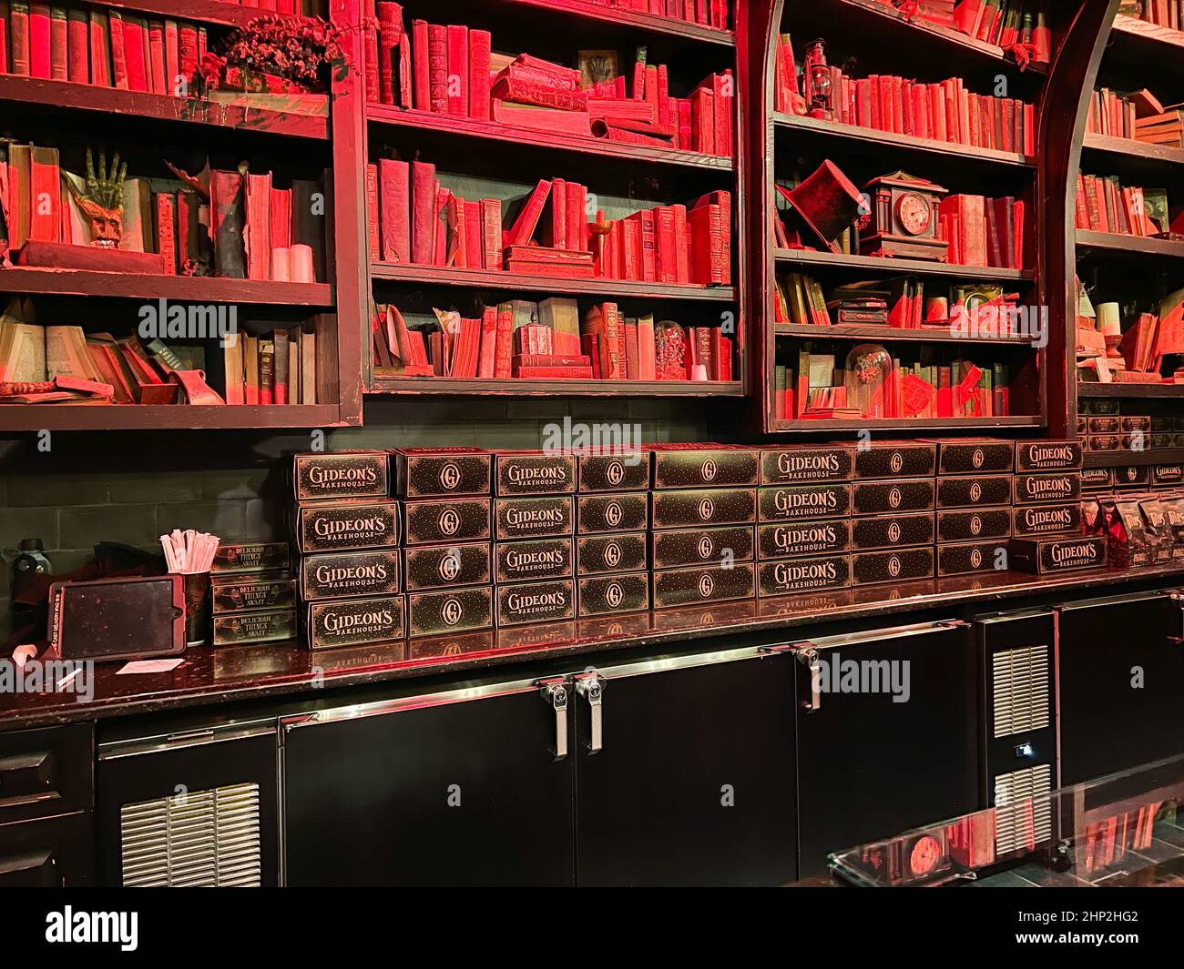 Orlando, FL USA - November 27, 2021: The interior of Gideon's Bakehouse ...