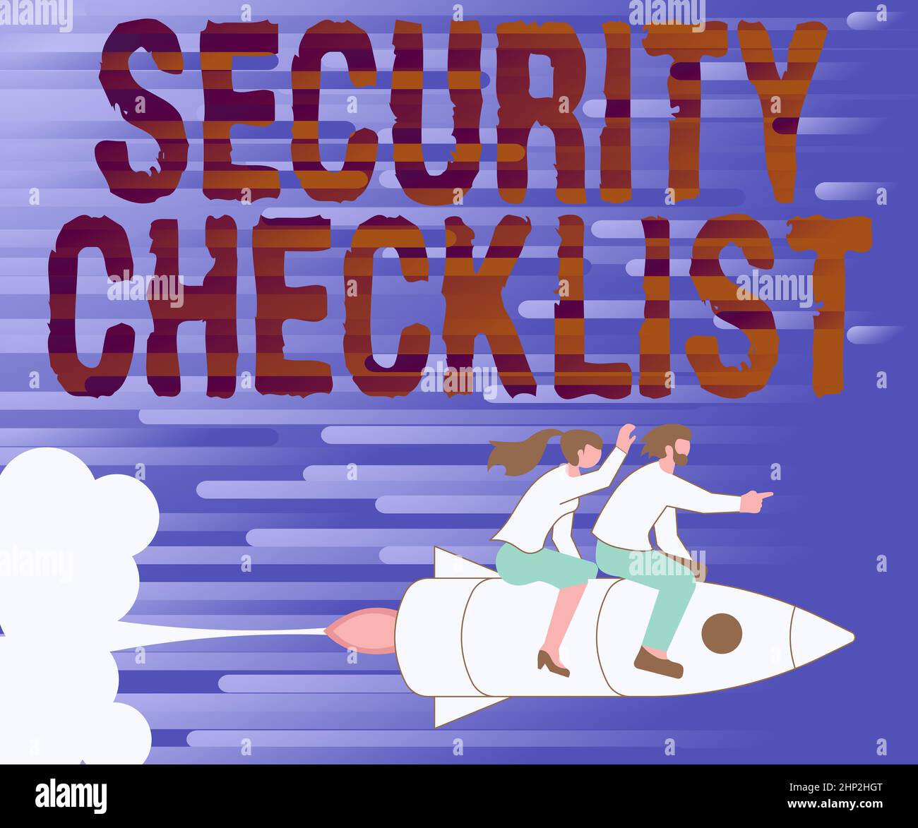 Conceptual Display Security Checklist Business Overview Protection Of Data And System Guide On
