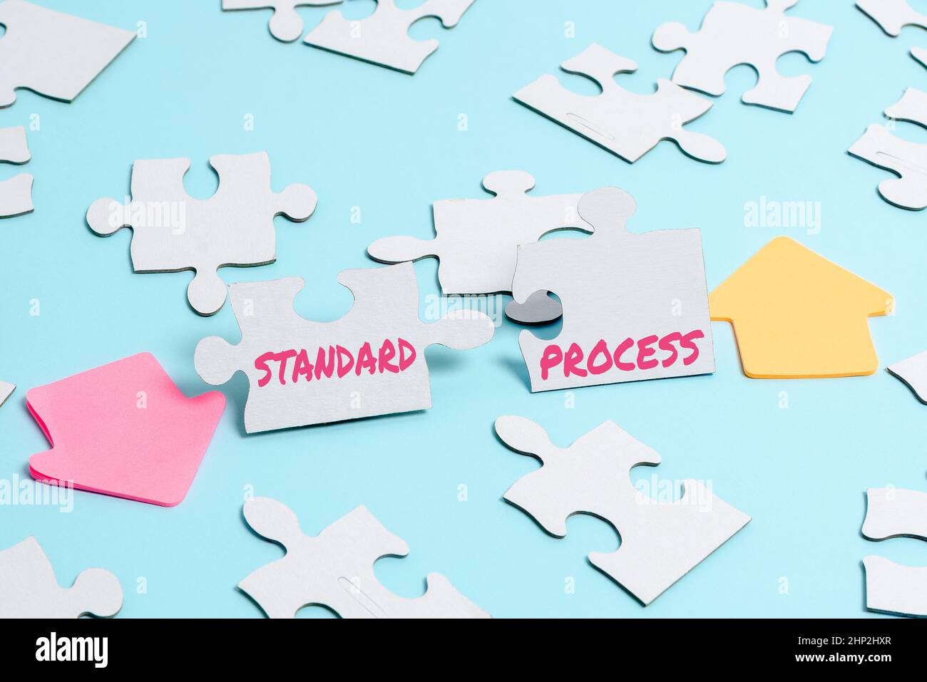 Inspiration showing sign Standard Process, Business concept rules made ...