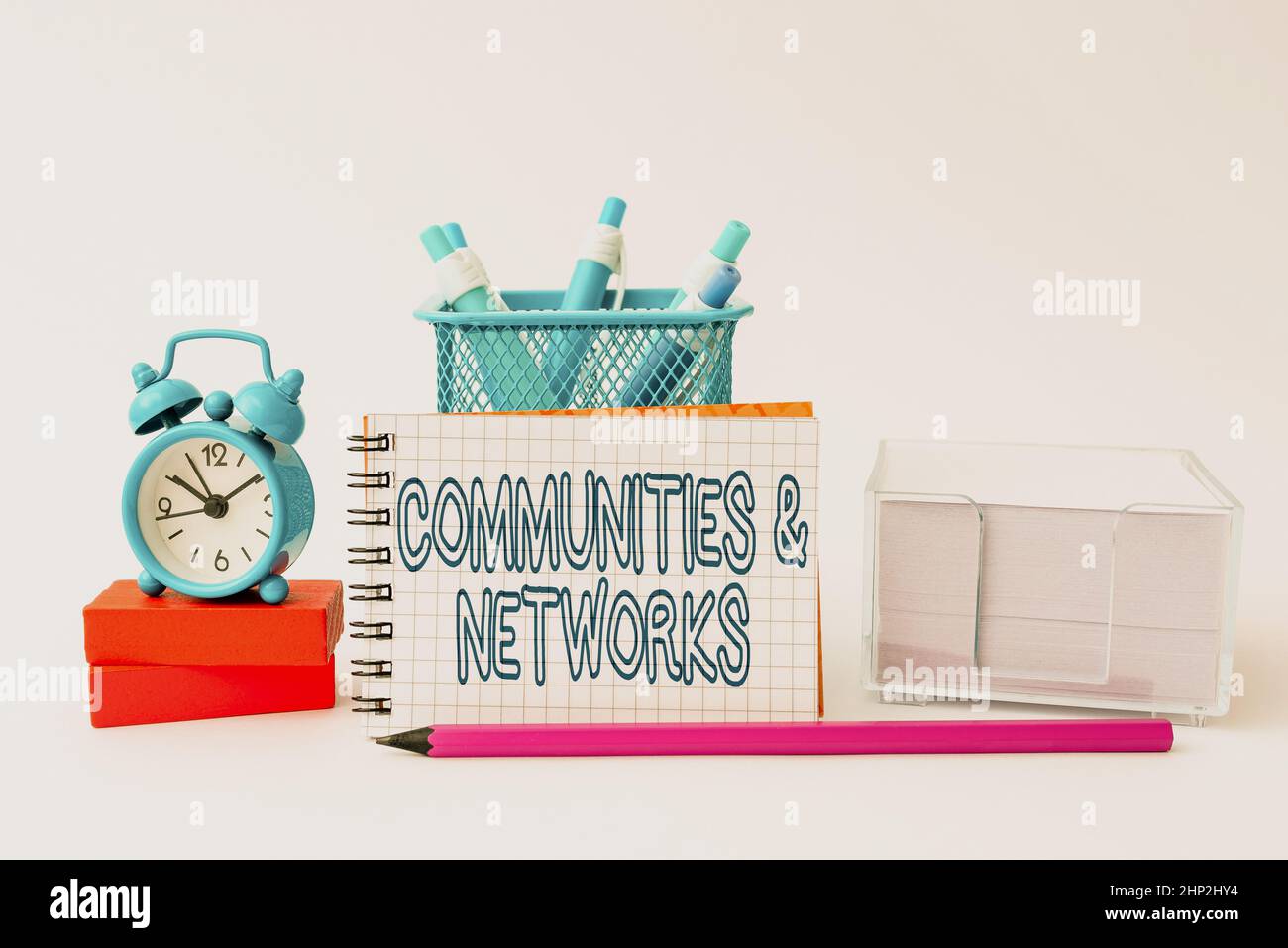 Sign Displaying Communities And Networks Concept Meaning Collaboration Of Learnings And