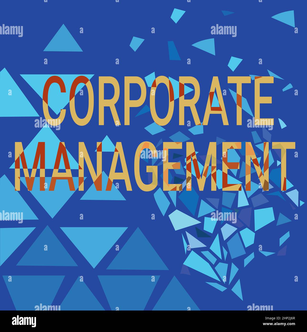 Writing displaying text Corporate Management, Concept meaning all ...