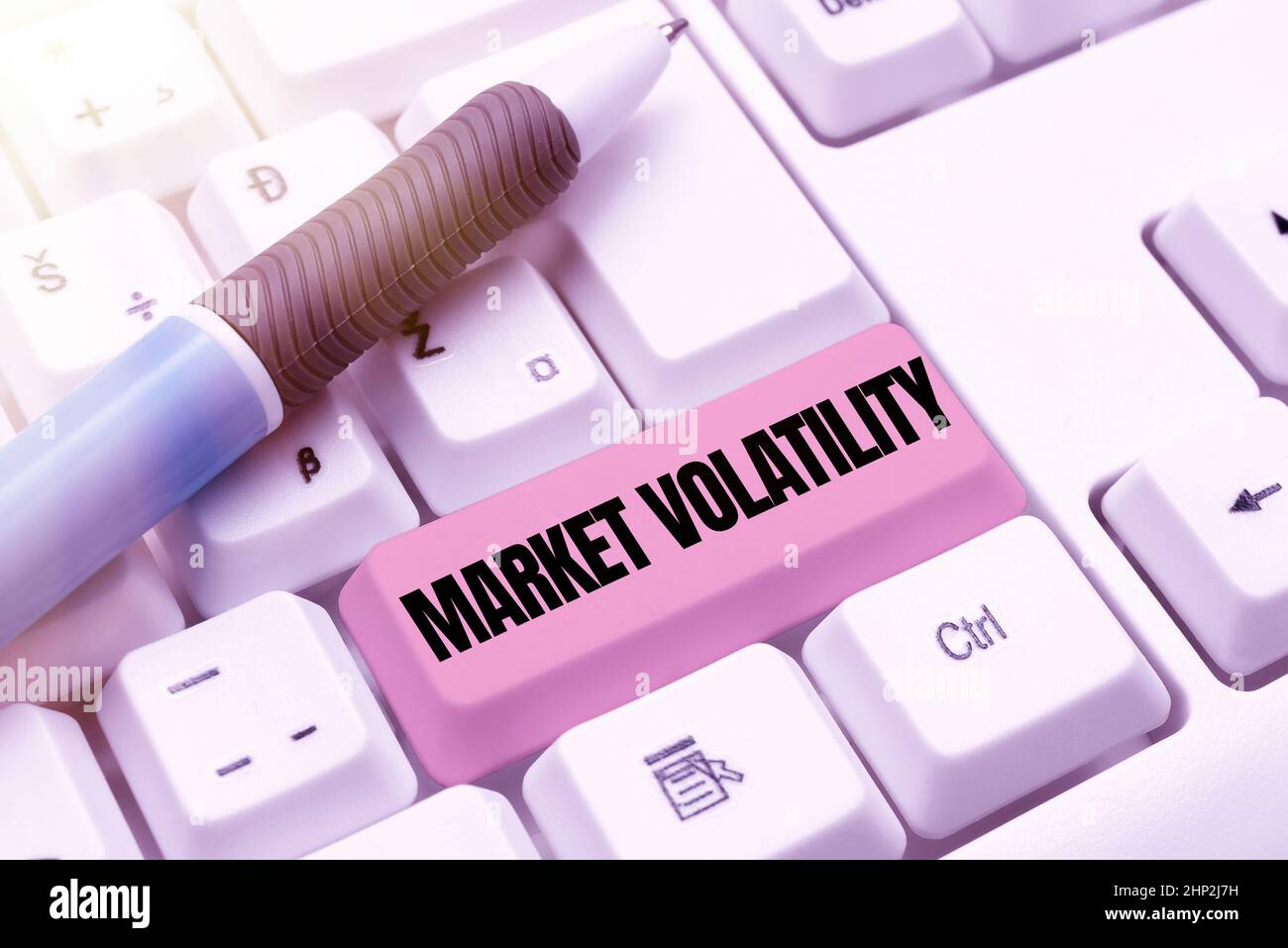 Inspiration showing sign Market Volatility, Concept meaning Underlying ...