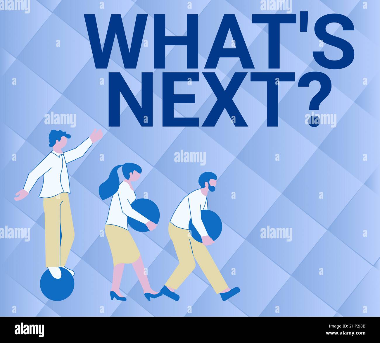 Text showing inspiration What S Next Question, Business concept Get ...