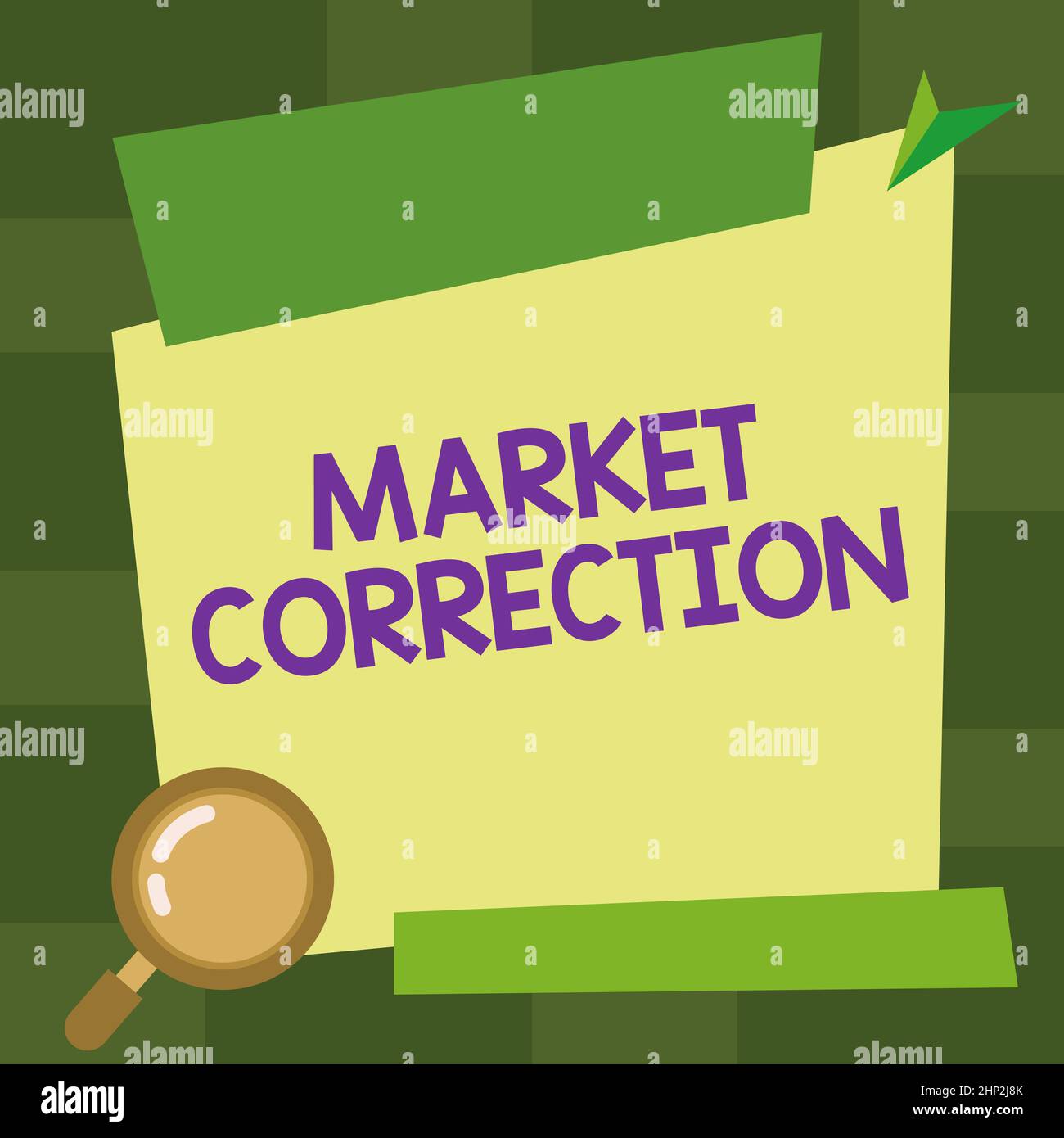 Writing displaying text Market Correction, Word Written on When prices ...