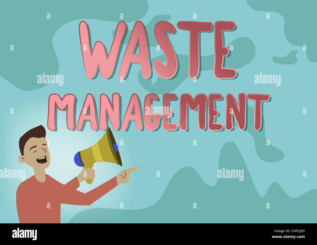 Text showing inspiration Waste Management, Word for actions required ...