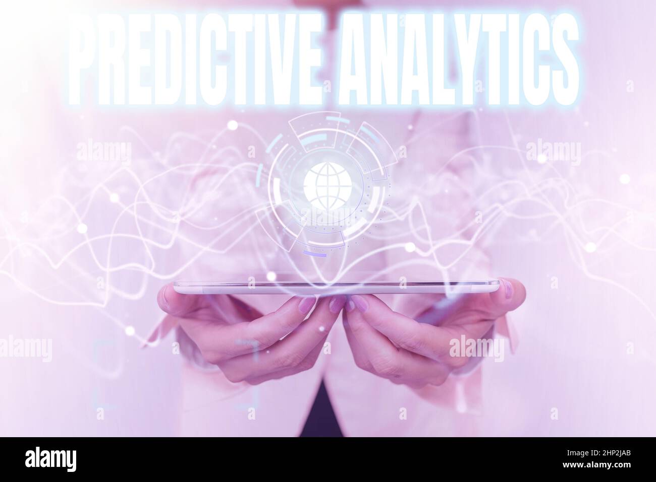 Text showing inspiration Predictive Analytics, Internet Concept Optimize Collection Achieve CRM ...