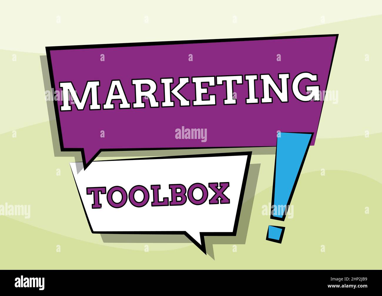 Sign displaying Marketing Toolbox, Internet Concept Means in promoting ...