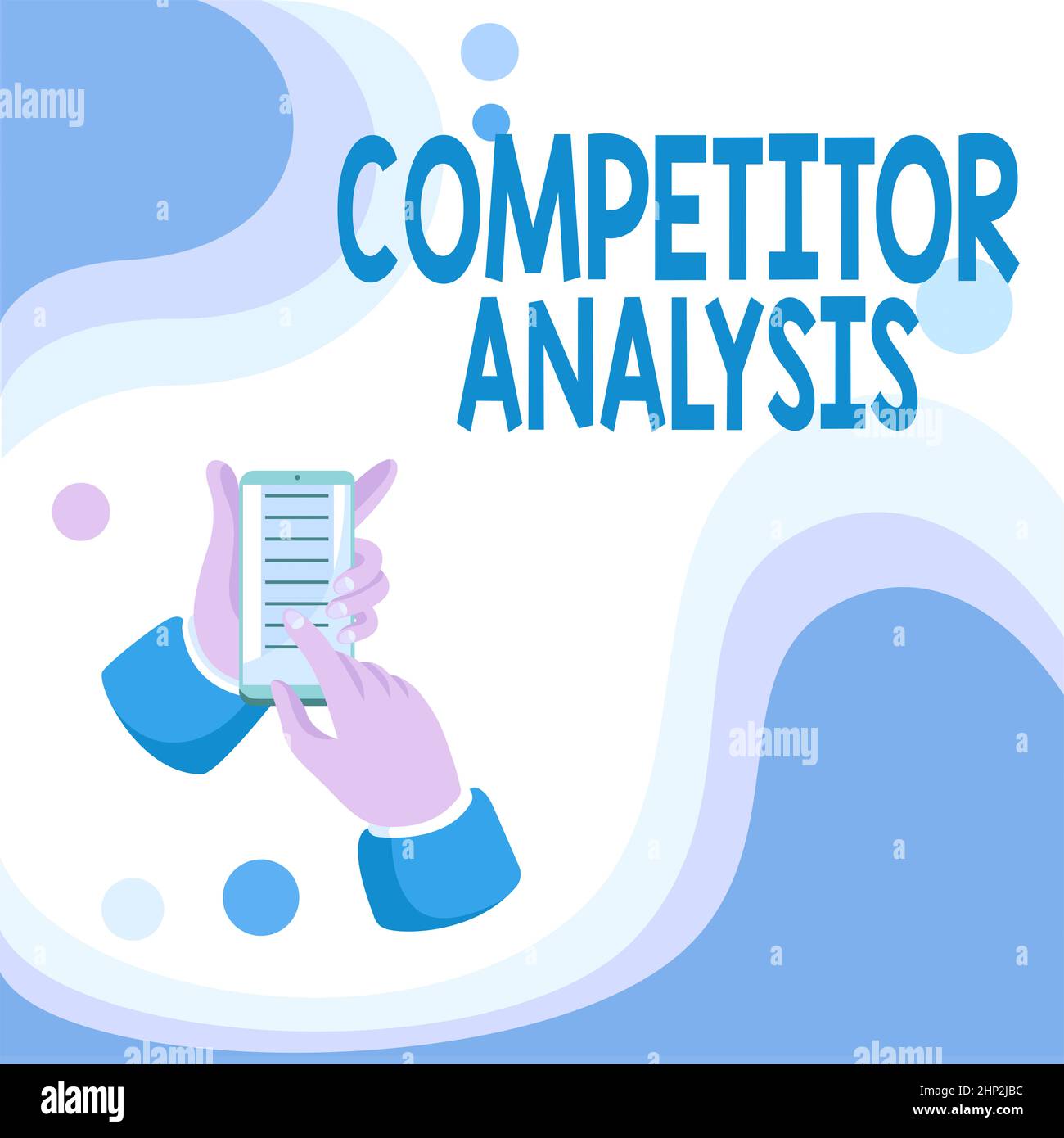 Conceptual display Competitor Analysis, Conceptual photo Determine the ...
