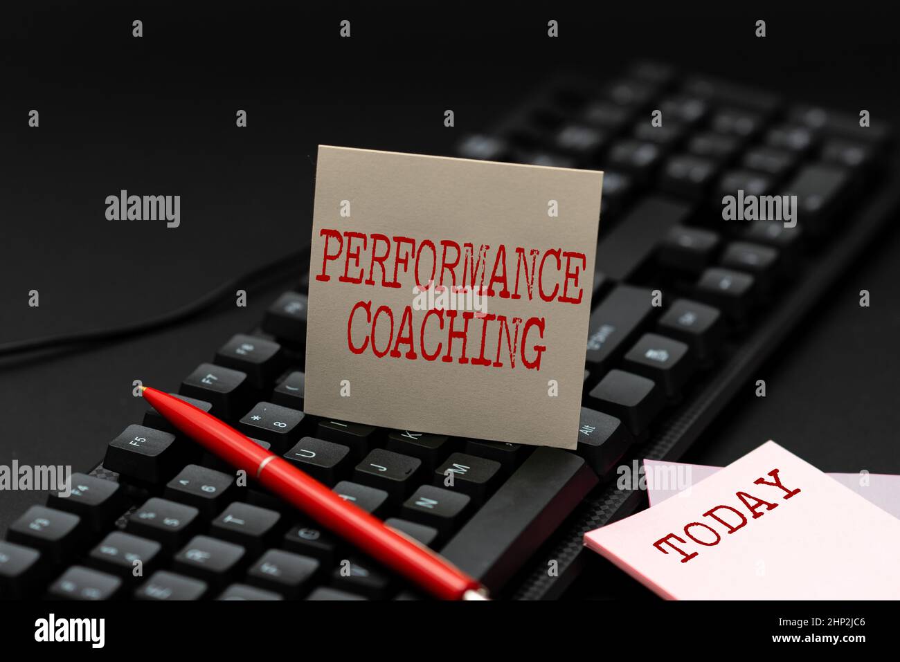 Sign displaying Performance Coaching, Word Written on Facilitate the ...