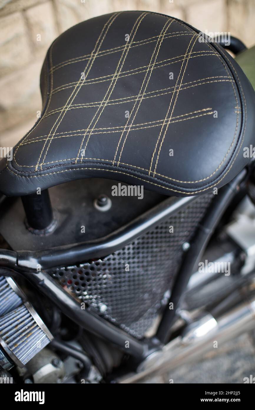 Motorbike seat hi-res stock photography and images - Alamy