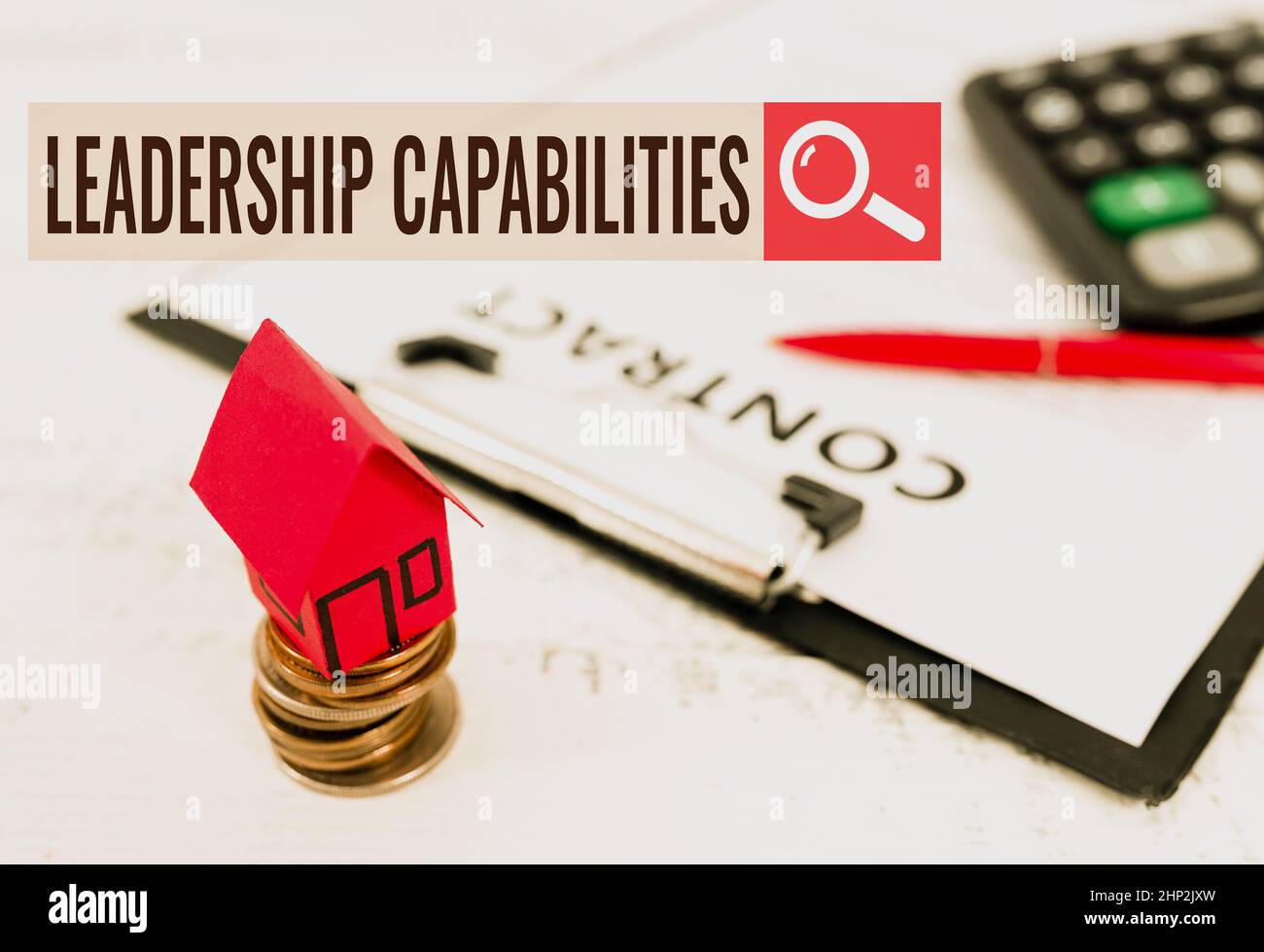 Hand writing sign Leadership Capabilities, Internet Concept Set of ...