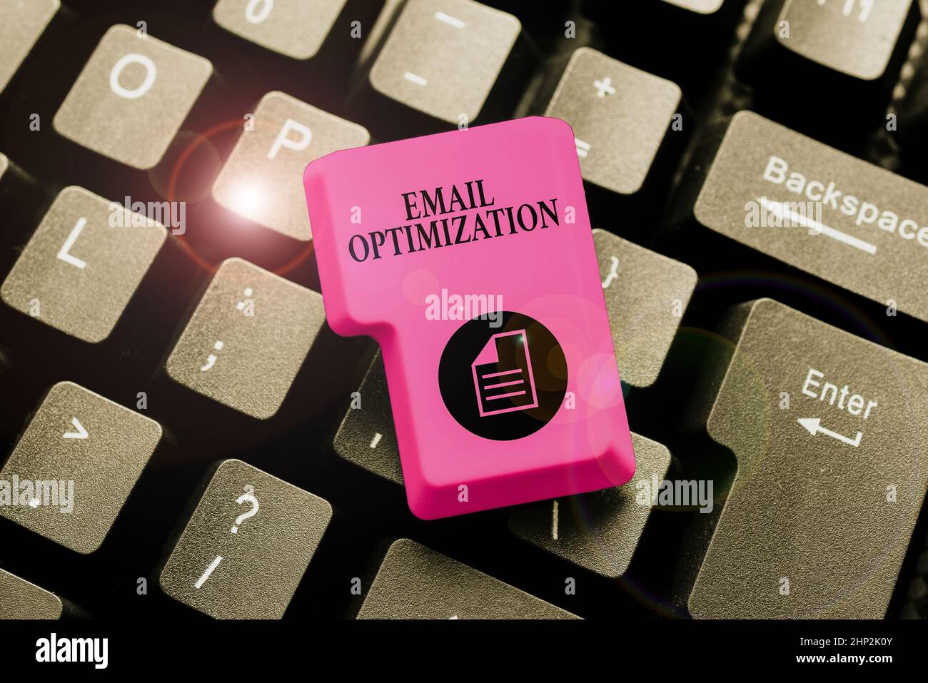 Inspiration showing sign Email Optimization, Business concept Maximize ...