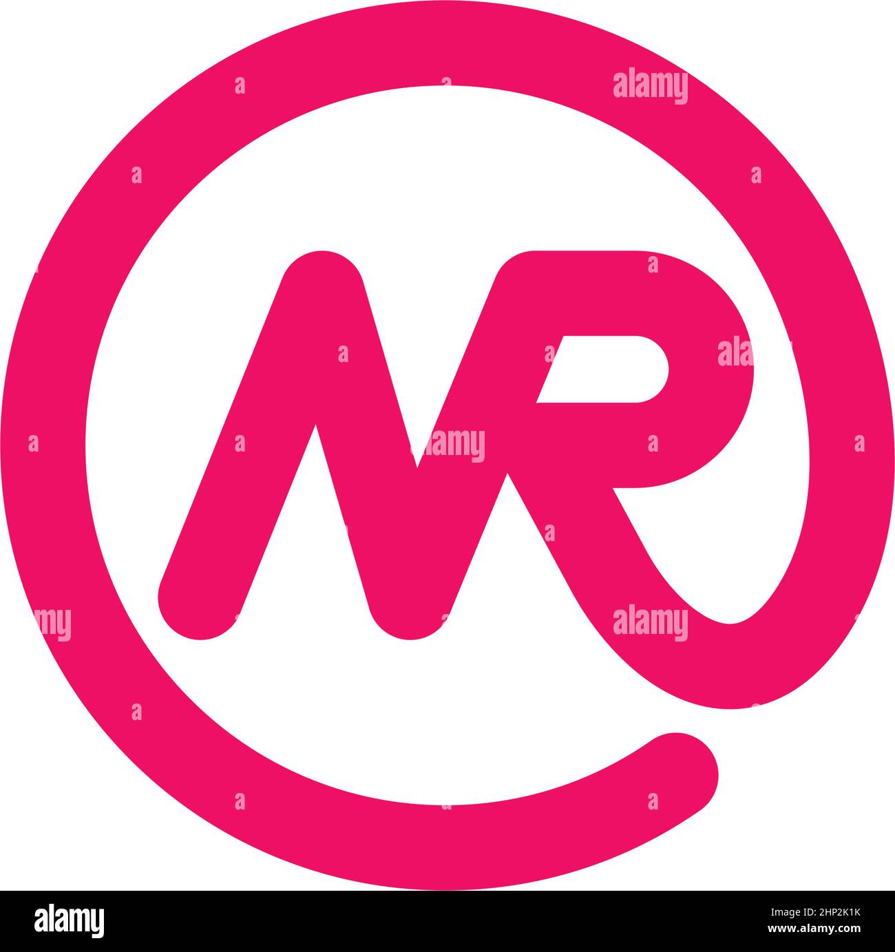 NR letter icon vector illustration design template Stock Vector Image ...