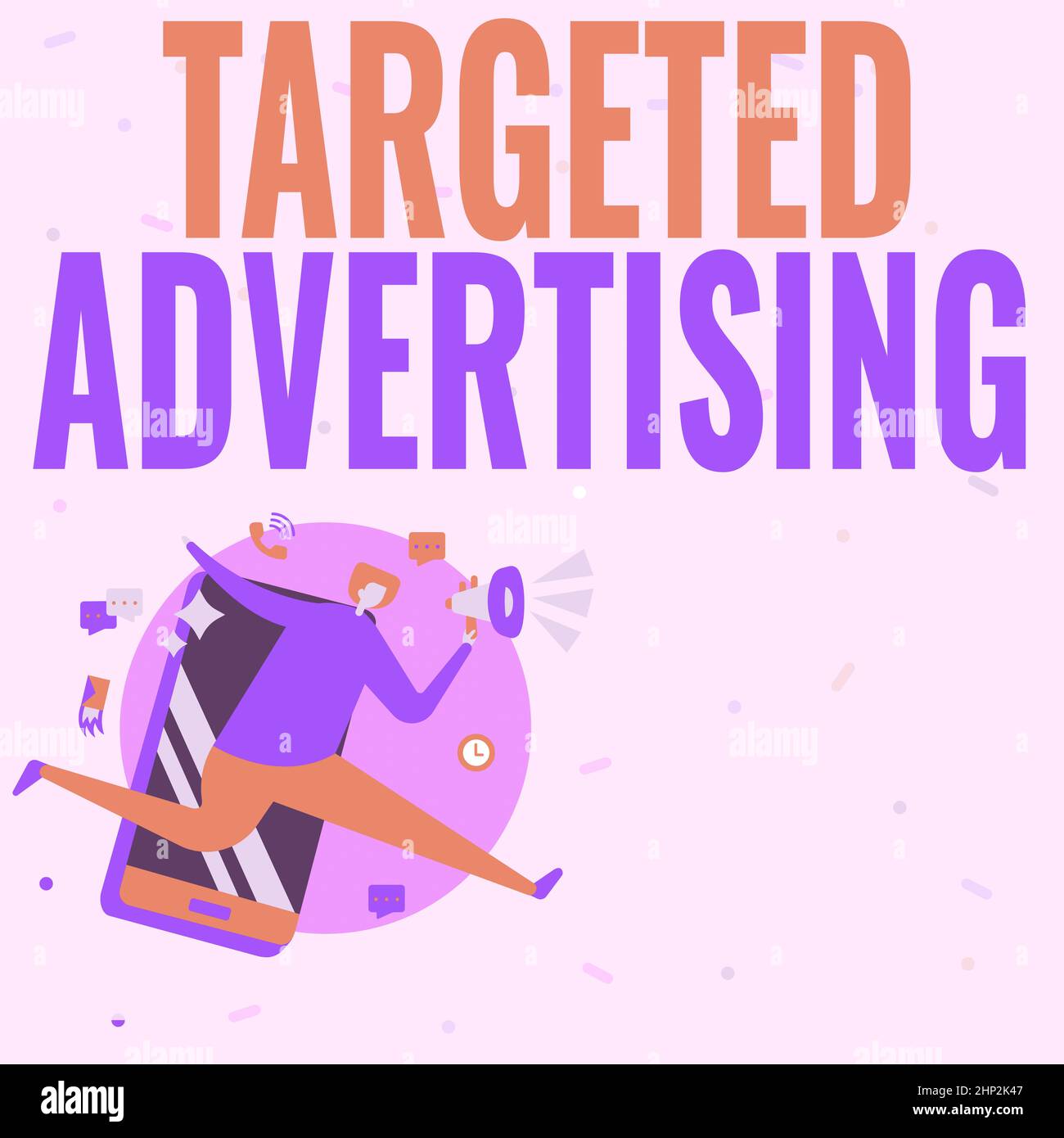 Text sign showing Targeted Advertising, Word for Online Advertisement ...