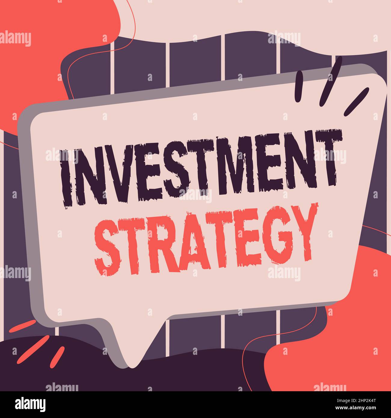 Hand writing sign Investment Strategy, Business idea Set of Rules ...