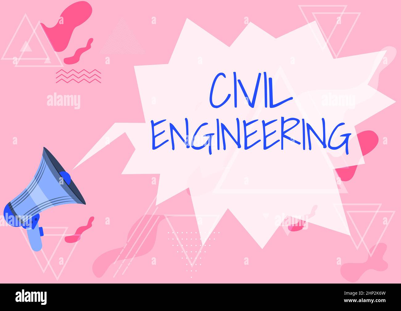 Handwriting text Civil Engineering, Business overview Planning Design ...