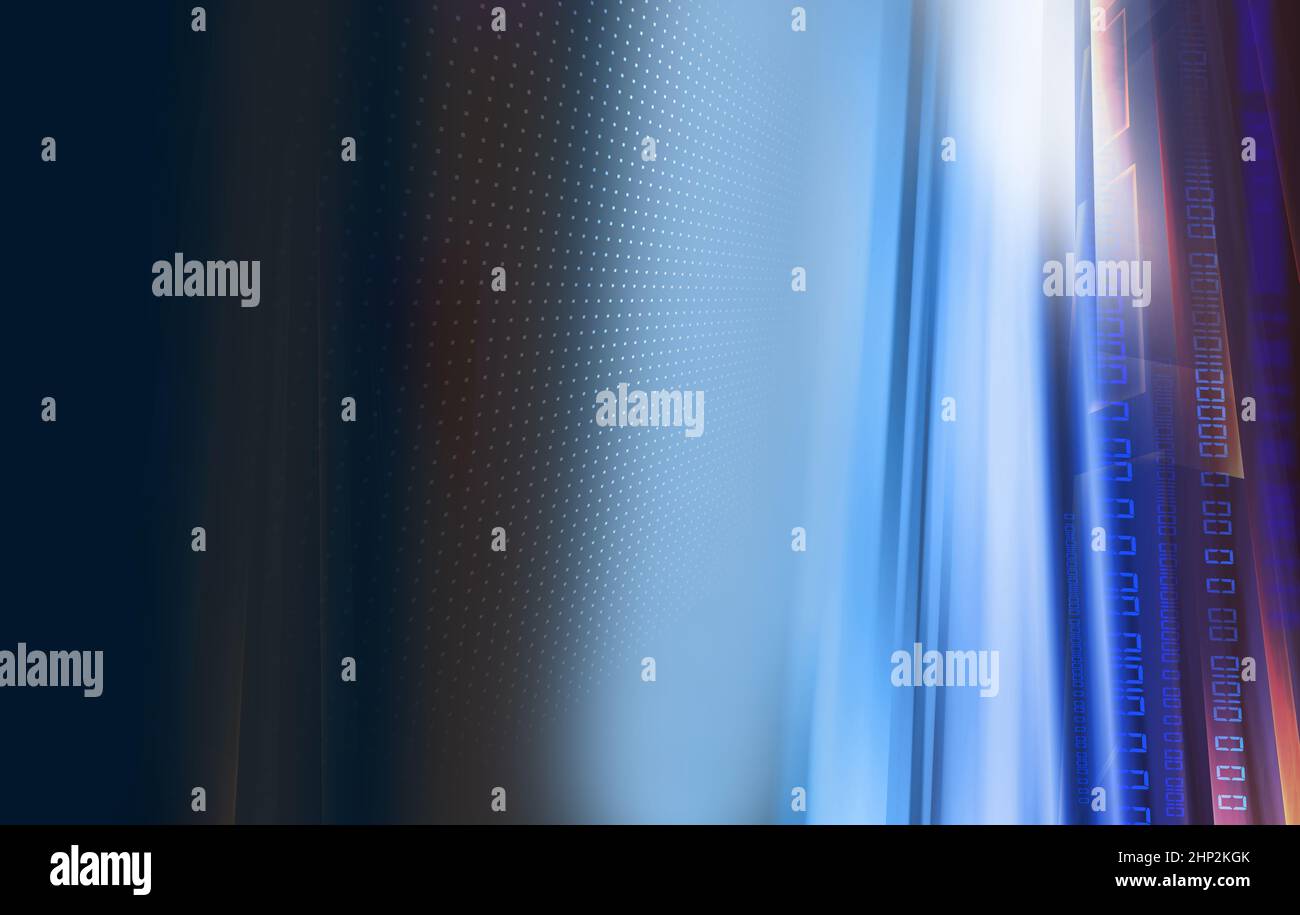 Graphical abstract digital background with binary code at back. 3d ...