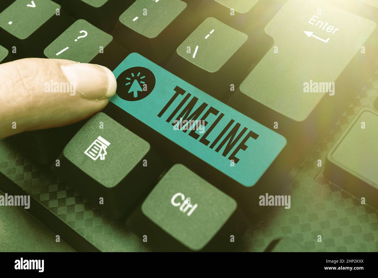 Handwriting text Timeline, Business concept graphical representation of ...