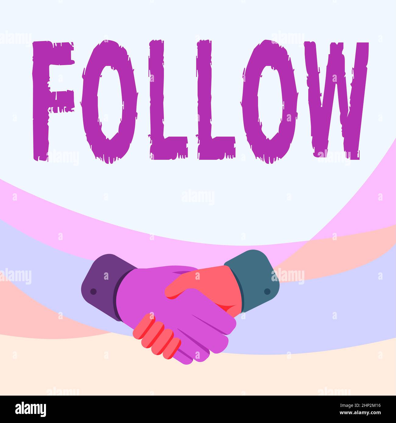 Conceptual caption Follow, Word for to come after something in time or ...