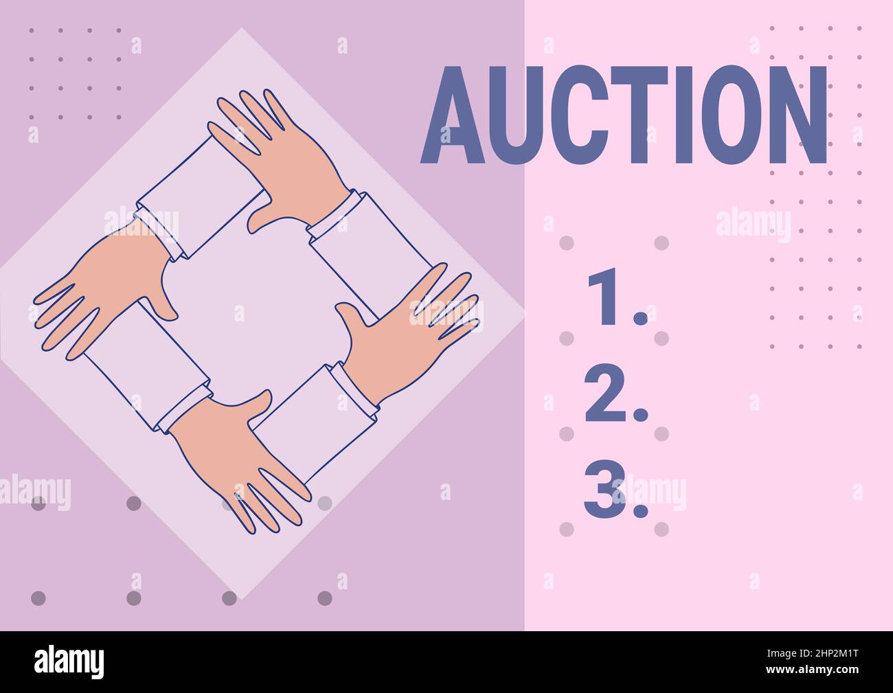 Bid auction hands hi-res stock photography and images - Alamy