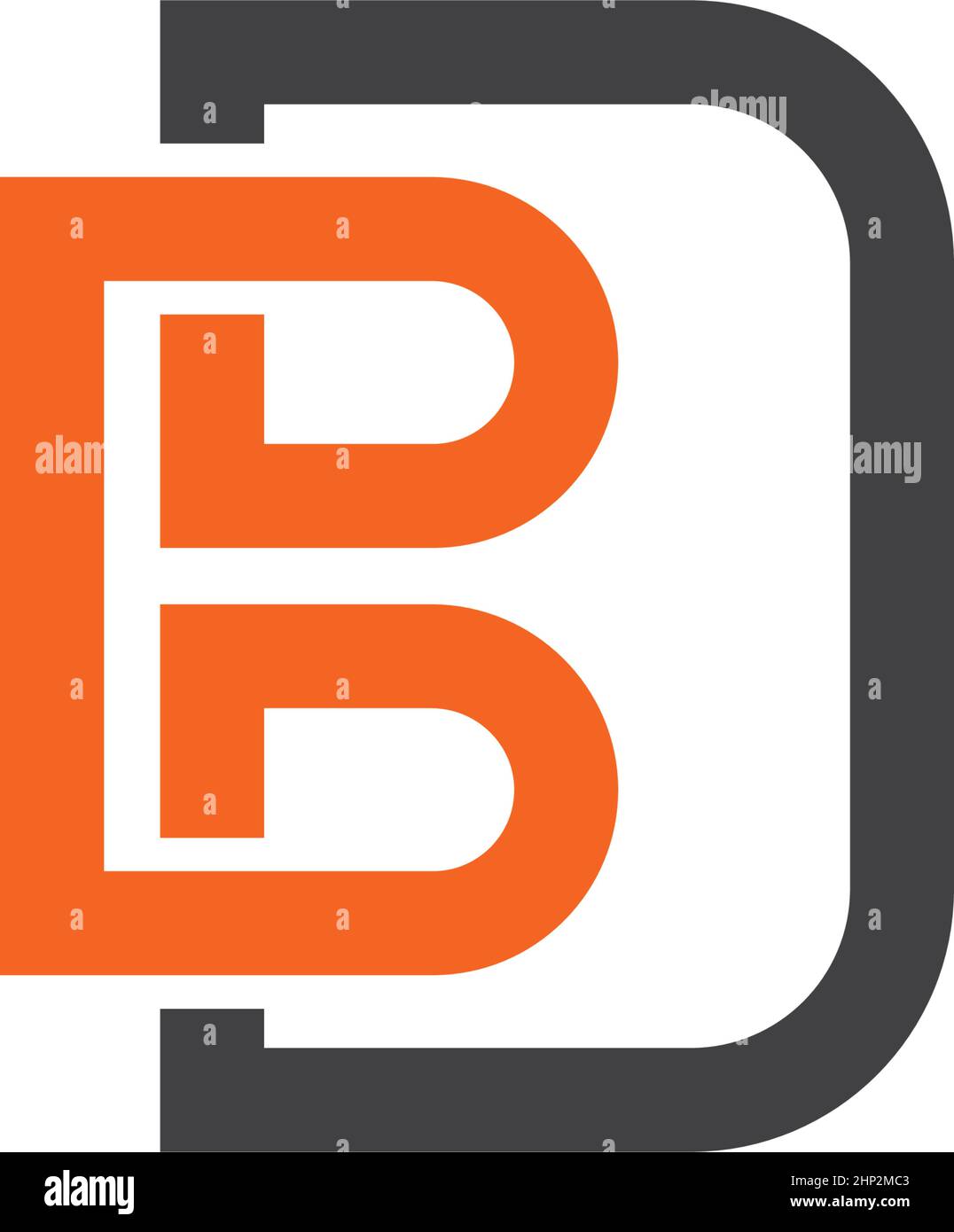 infinity B Letter or bd letter Icon Design Vector Illustration Stock ...