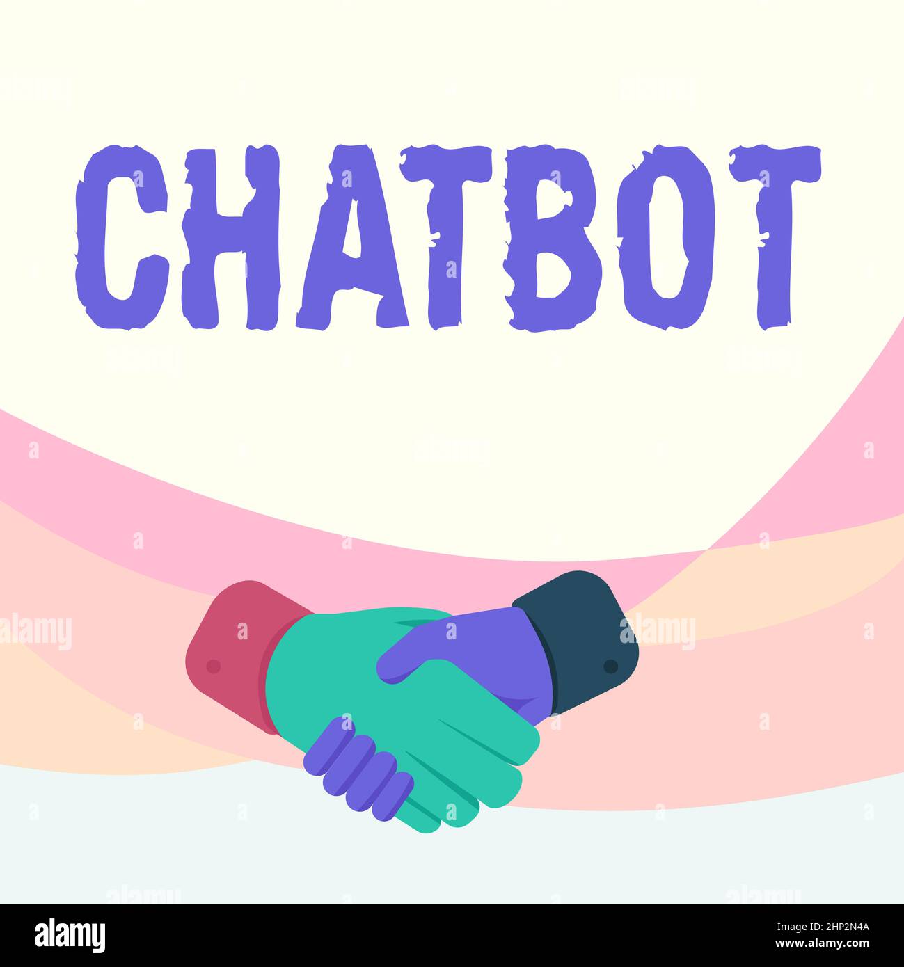 Text Showing Inspiration Chatbot Internet Concept A Kind Of Computer Program That Simulates